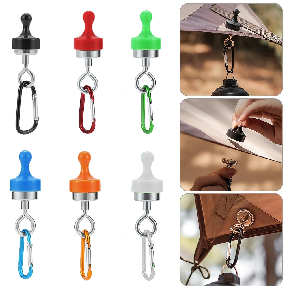 Portable-Outdoor-Magnetic-Hook-Camping-Lights-Hanging-Buckle-Hook-Tent ...