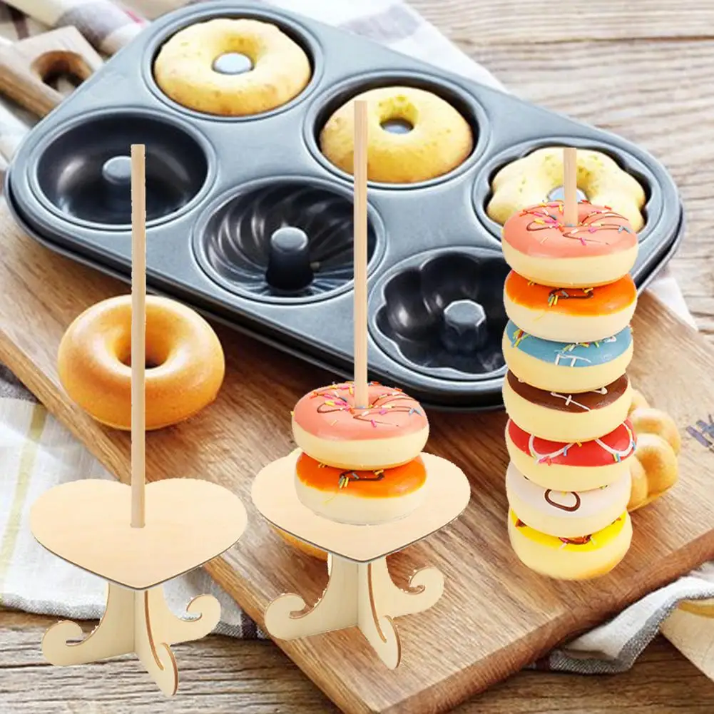 1-Set-Food-Grade-Dessert-Donut-Display-Stand-Creative-Shape-Reusable ...