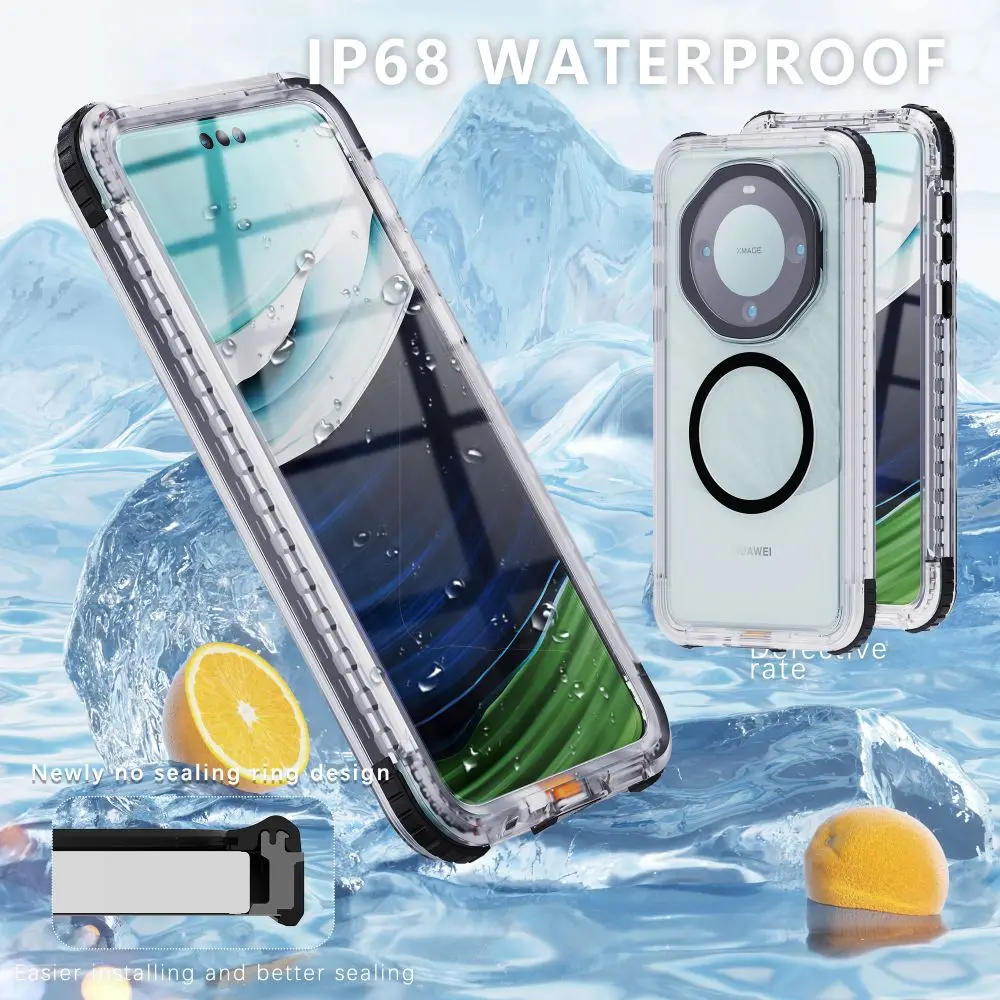 Funda-impermeable-para-Huawei-Mate-60-Pro-cubierta-a-prueba-de-ca-das-completamente-sellada ...