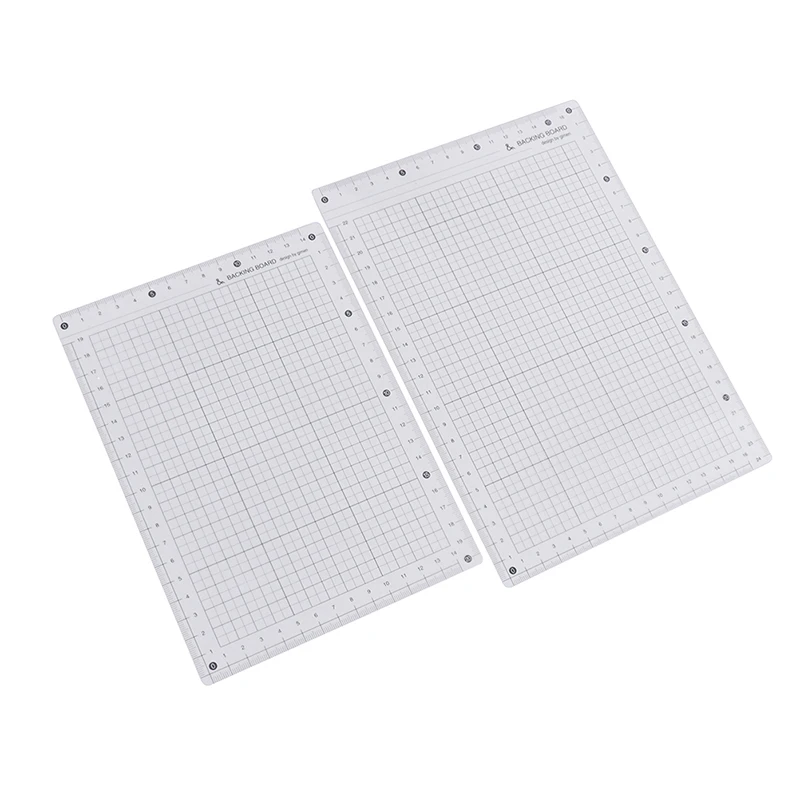 Transparent-Ruler-Board-A4-A5-Students-Writing-Desk-Pad-PVC-Grid-Sewing ...