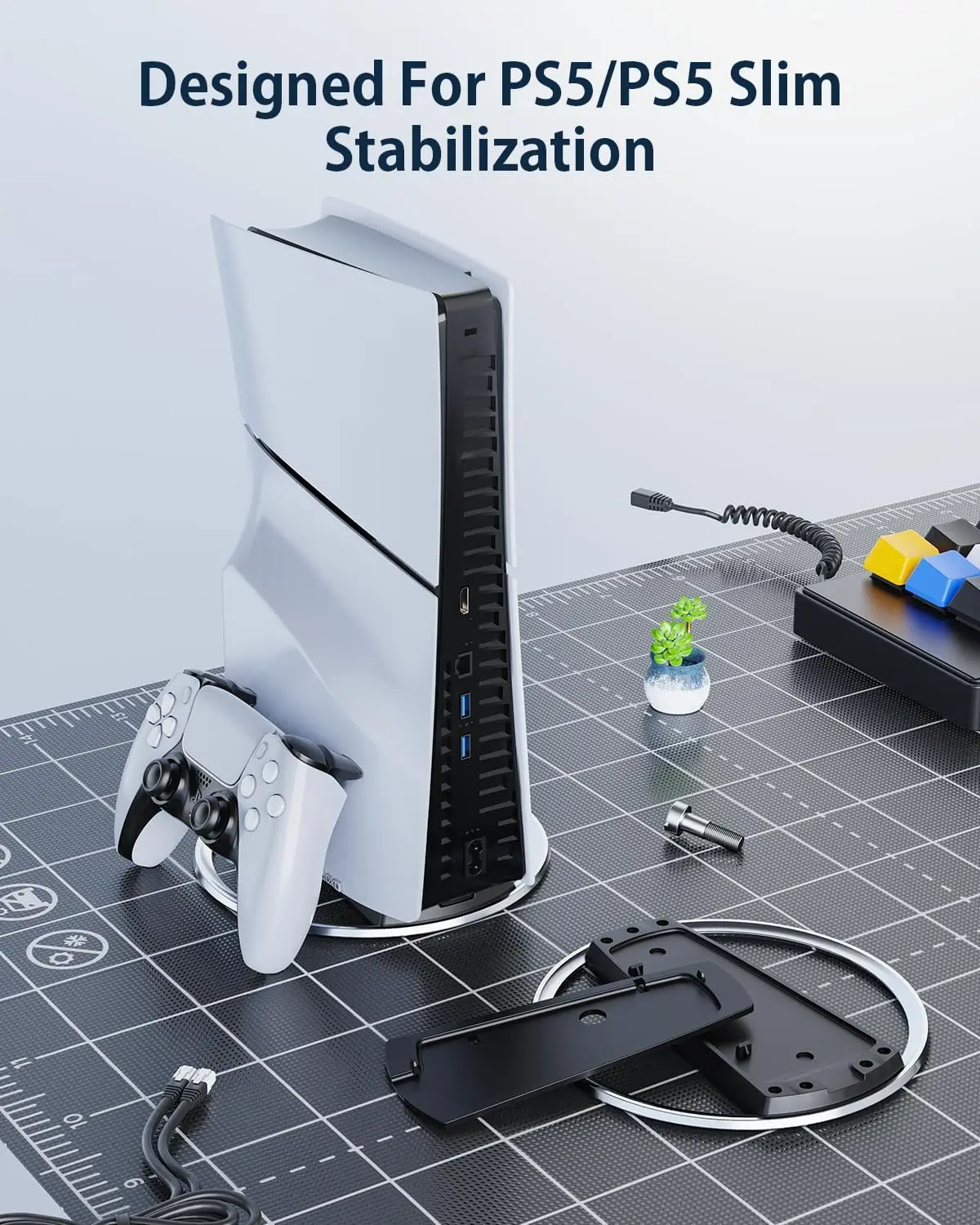 New-Console-Host-Stand-For-PS5-Slim-Vertical-Storage-Stand-Game ...
