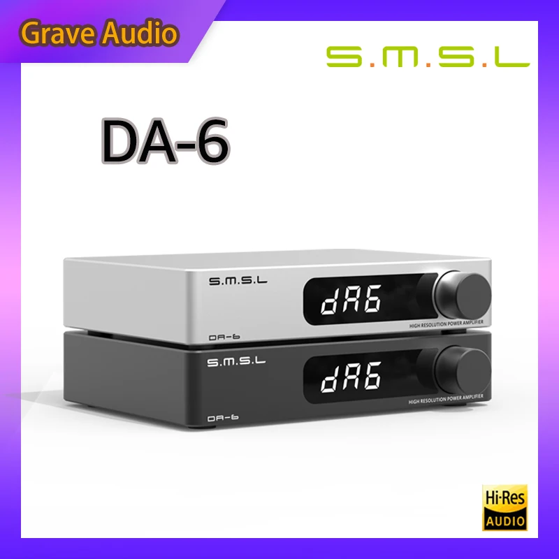 SMSL-DA-6-DA6-Desktop-HIFI-Mini-Speaker-Power-Amplifier-70WX2-AMP-and ...
