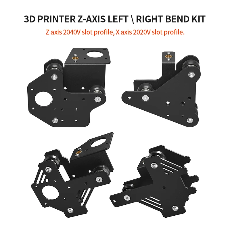 3D-Printer-Parts-X-Axis-Motor-Mount-Bracket-Right-Left-X-Z-Axis-Front ...
