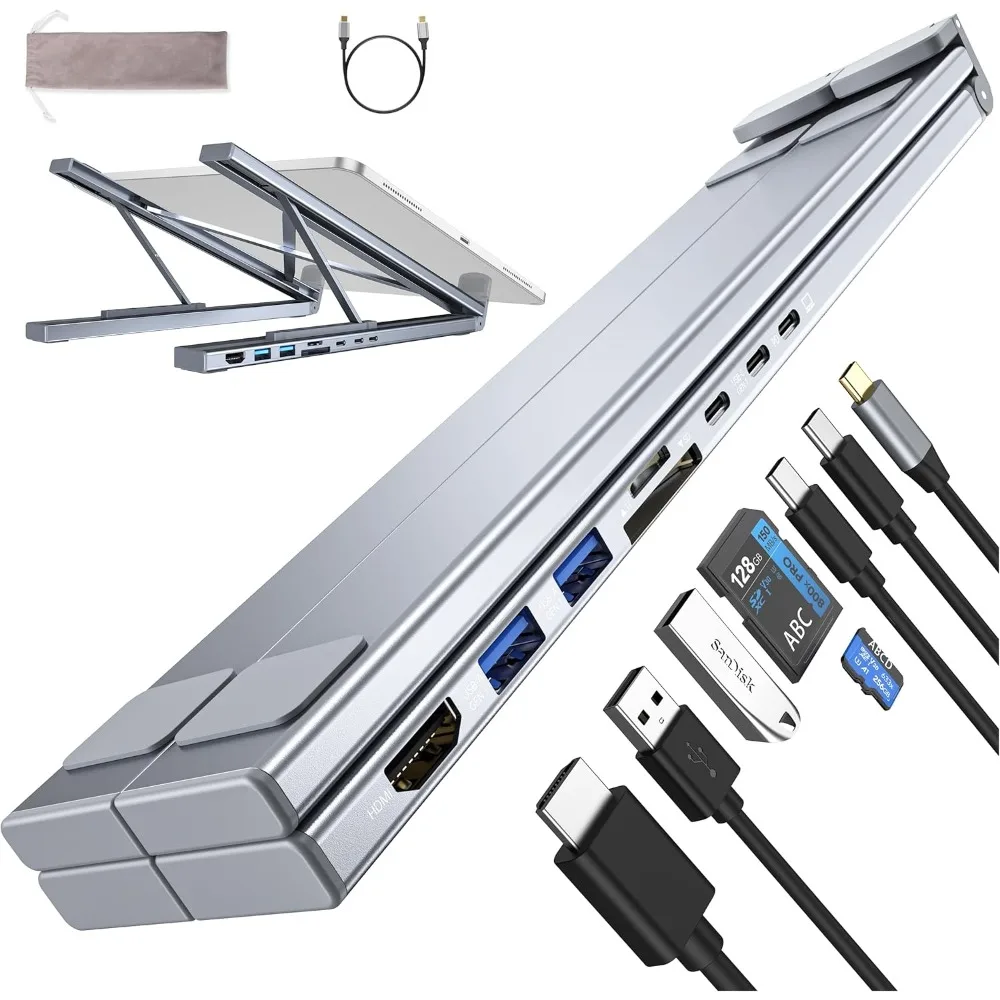 Universal-Laptop-Stand-USB-C-HUB-Laptop-Docking-Station-Support-for ...