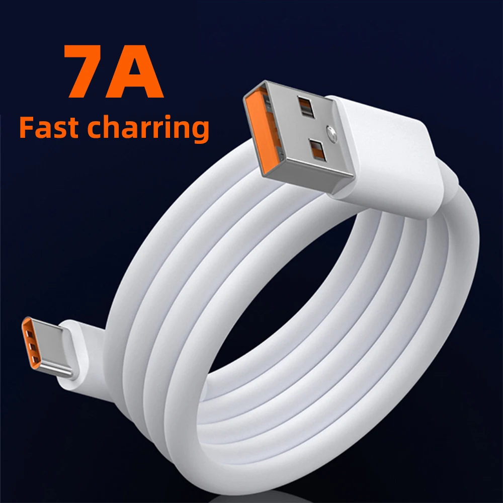 Super Fast 7A 100W Type C Charge Cable for Huawei P40 P30 Mate 40 USB ...