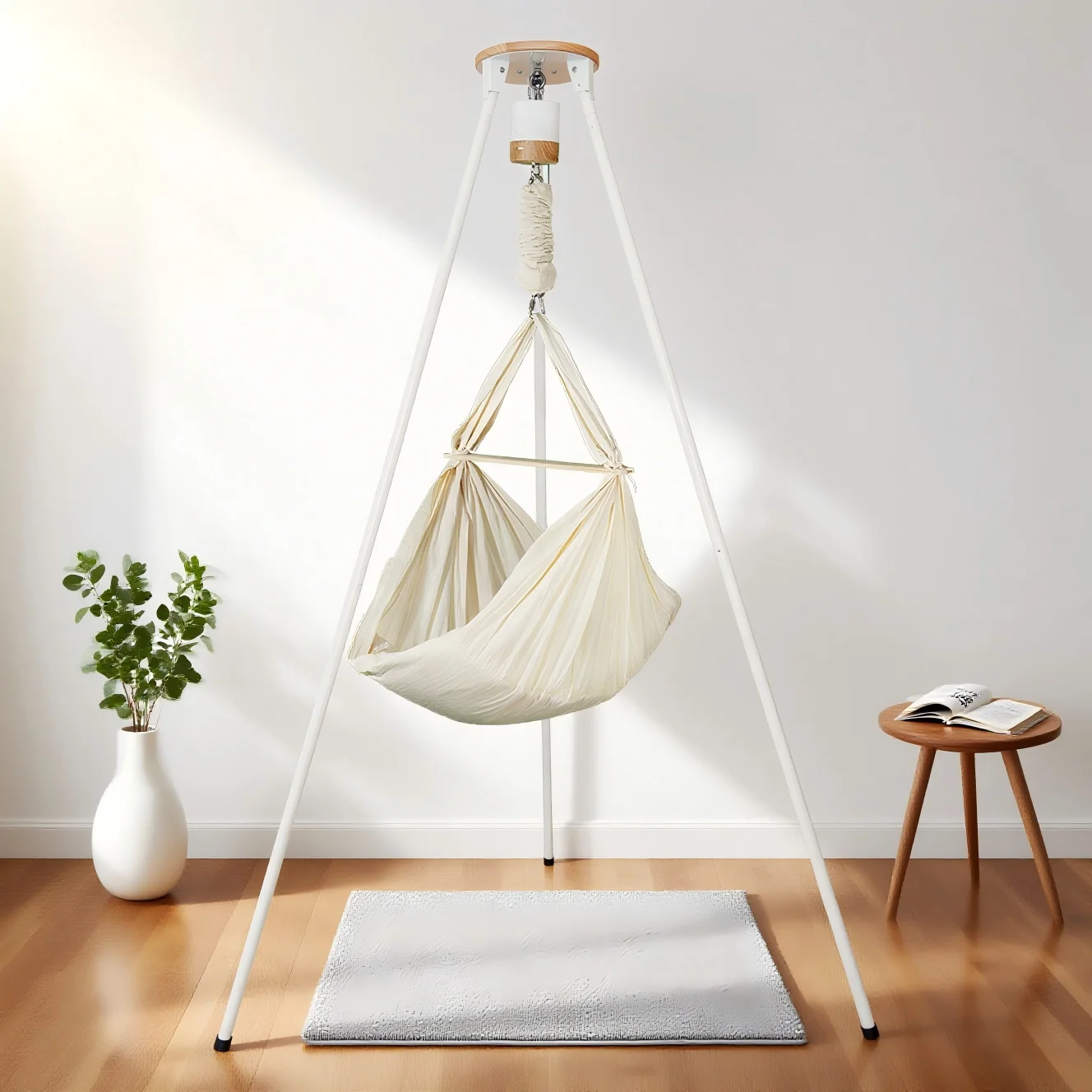 Electric Cradle Hammock Baby Metal Stand Foldable Indoor/Outdoor Living ...