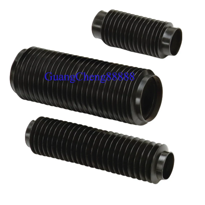 1PC New Black Rubber Corrugated Sleeve Flexible Moulded Bellows Rubber ...