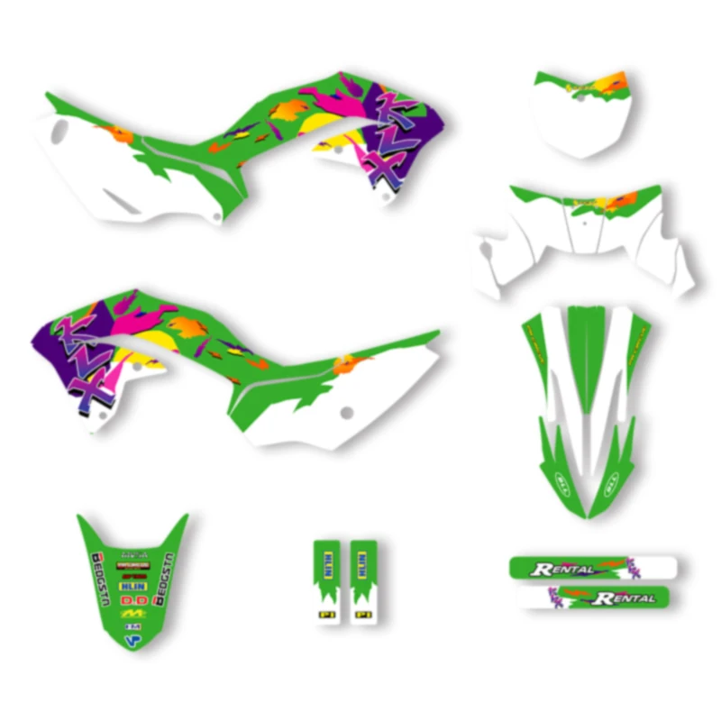 SPACE Motorcycle Graphics Decals Stickers for KAWASAKI 2020 2021 2022 ...