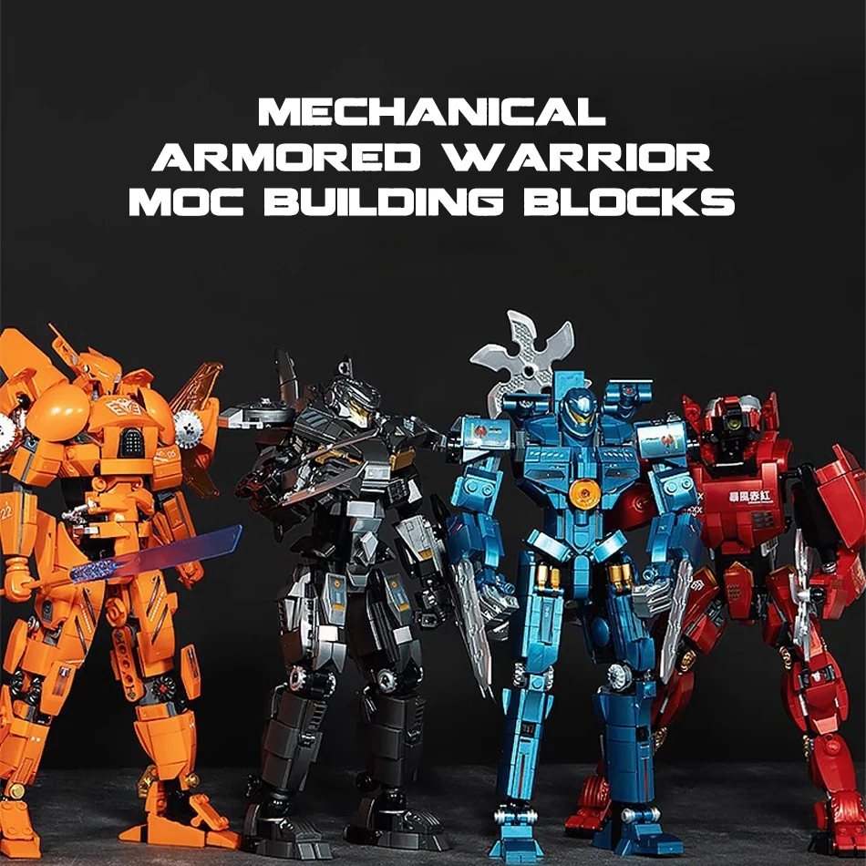 MOC-Mecha-Robot-Pacific-Rim-Hunter-Building-Blocks-Mechanical-Armored ...