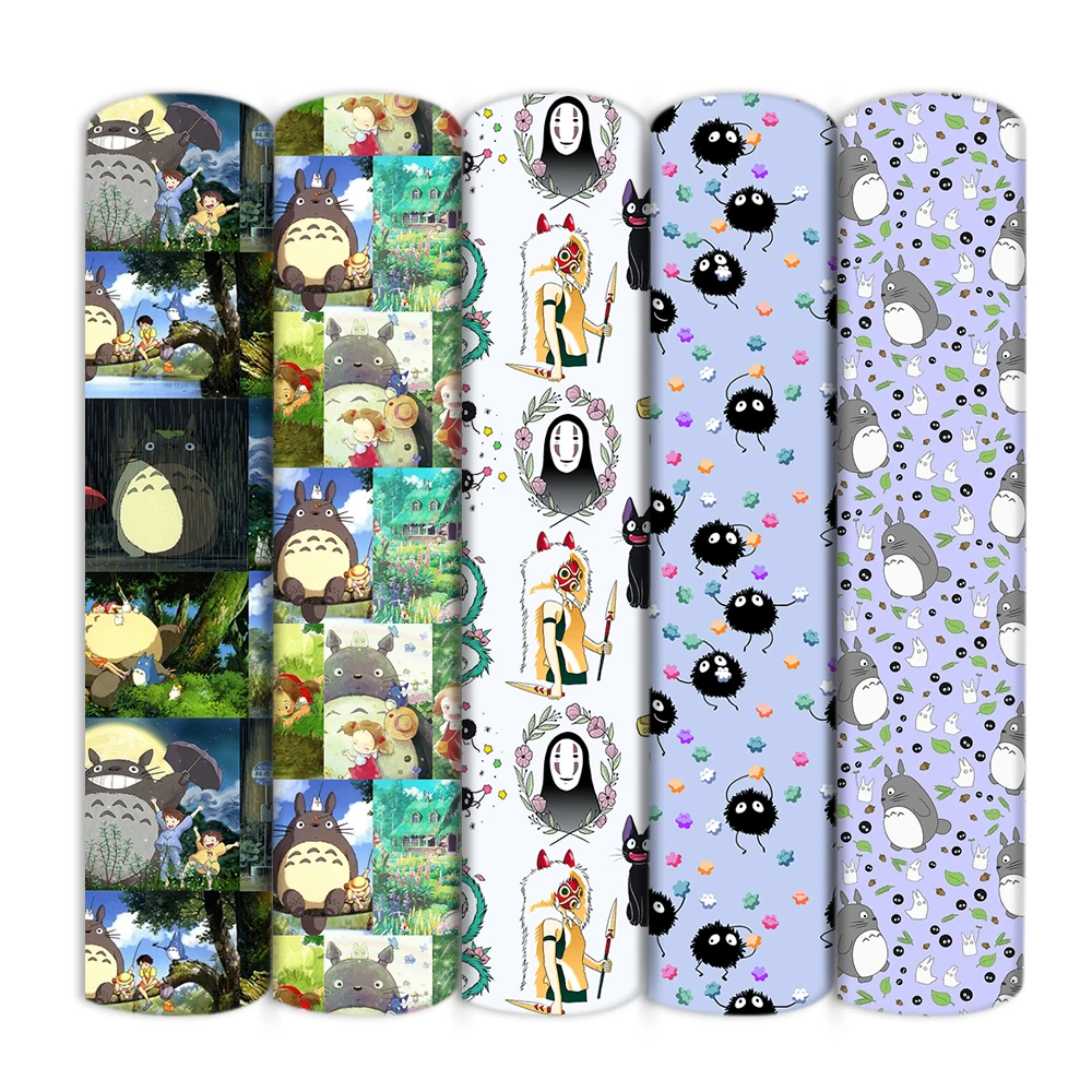 Studio Ghibli Cotton Fabric | Fabrics Meter Cotton Ghibli | Totoro ...