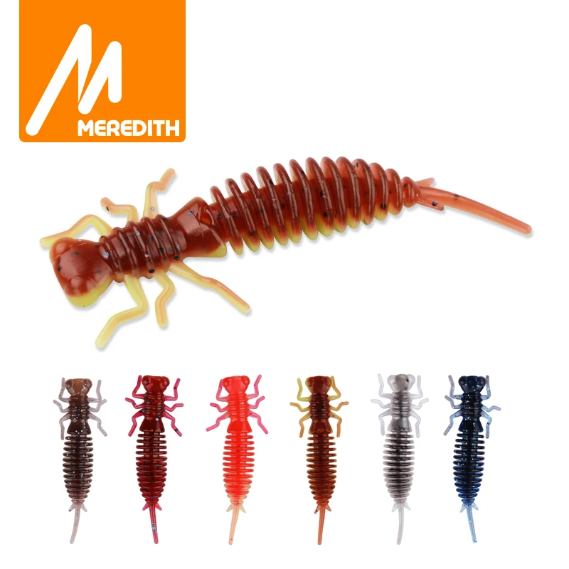 Meredith Larva 50mm 62mm 85mm Soft Plastic Lures Larva Floating ...