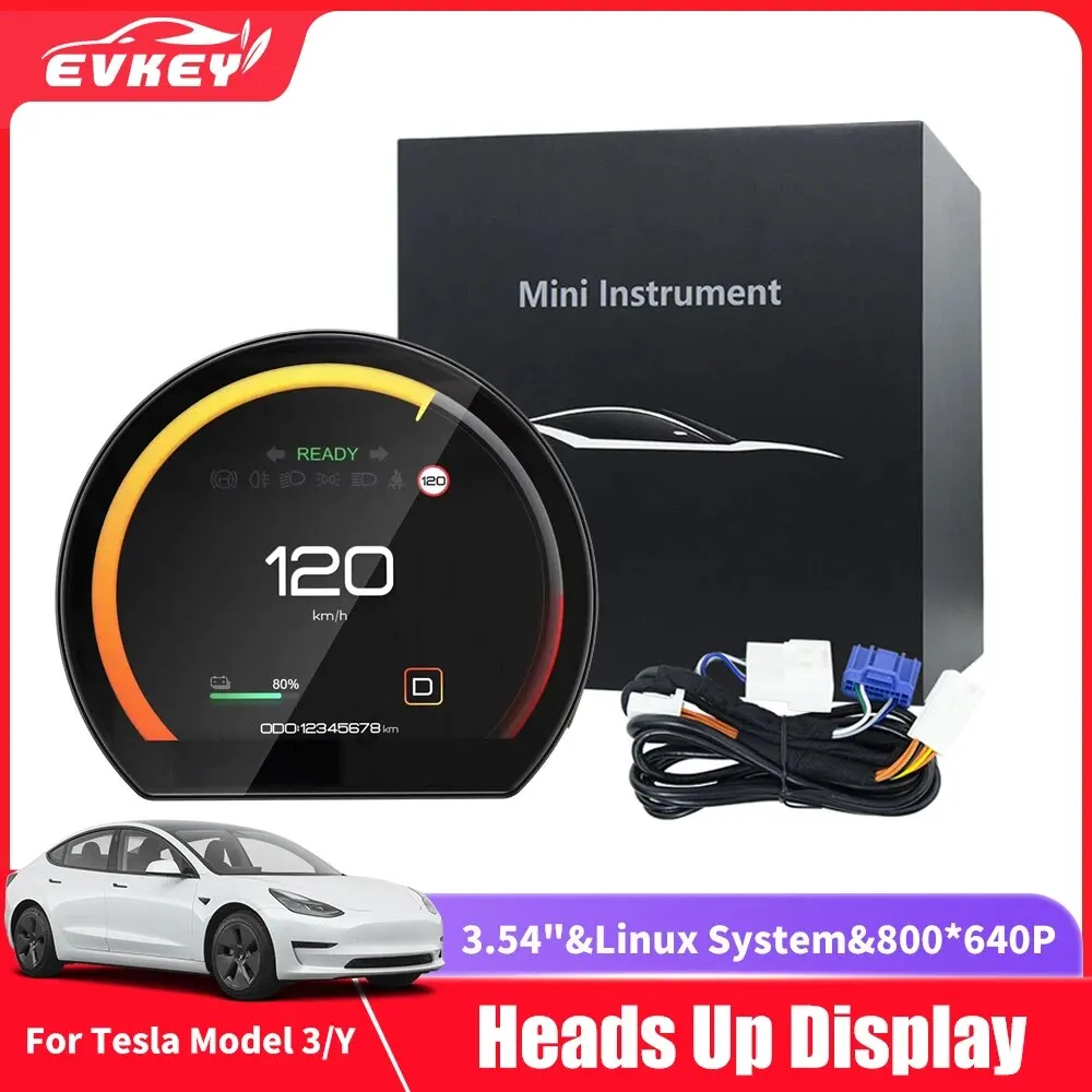 EVKEY-HUD-Head-up-3-54-Display-For-Tesla-Model-Y-3-Dedicated-Head-up ...
