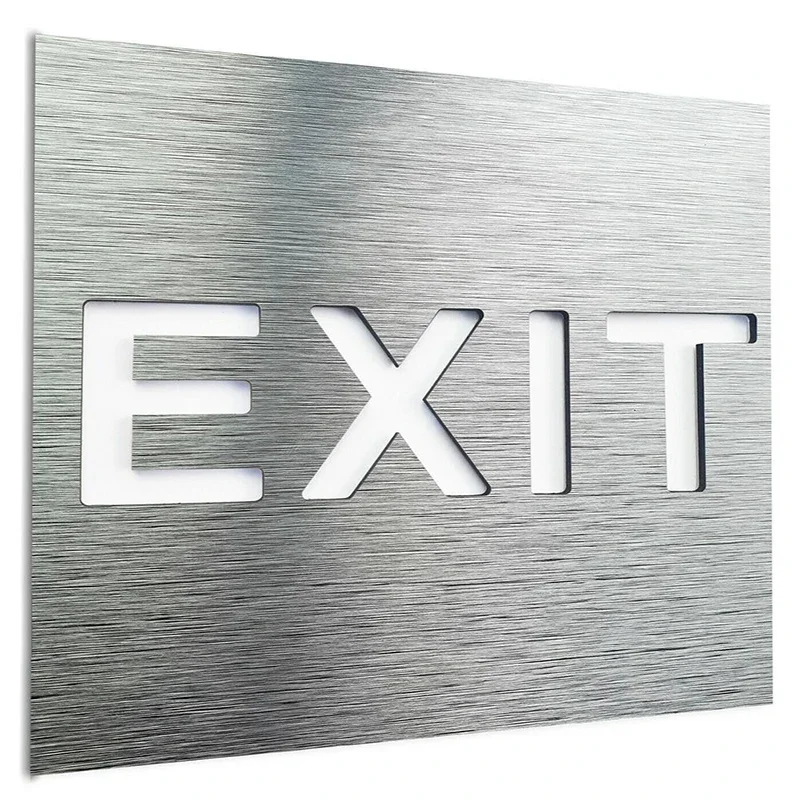 Customized-Composite-Aluminum-Board-Emergency-Exit-Sign-Door-Wall ...