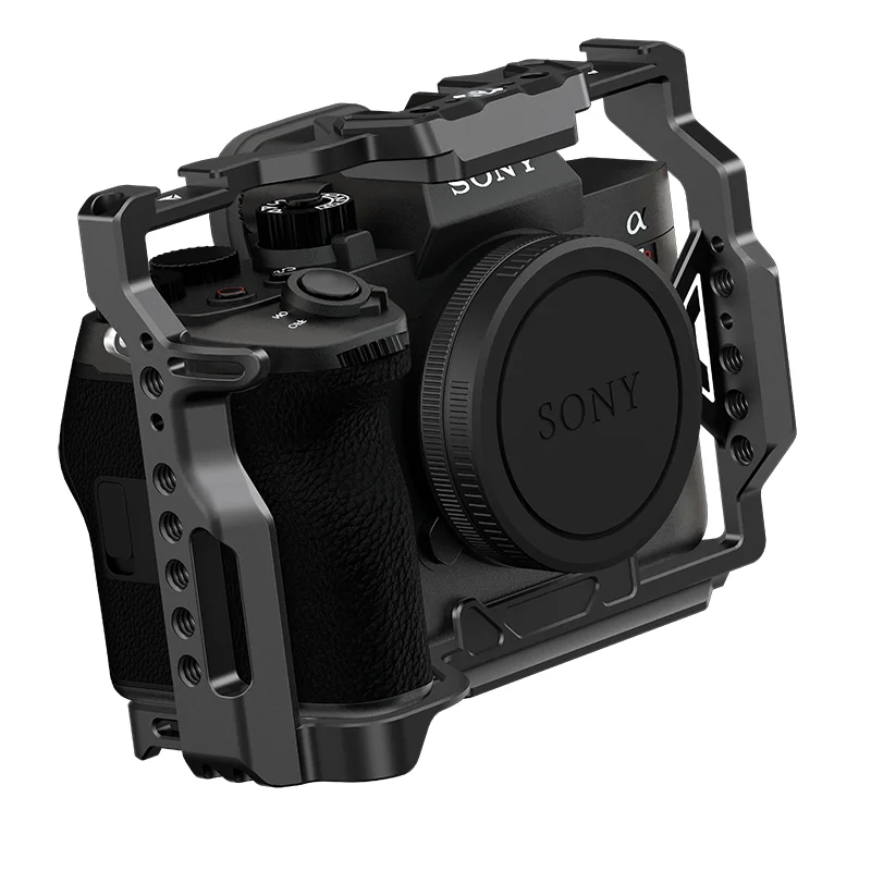 VLOGMAGIC Formfitting Aluminum Camera Cage for Sony a7 V/ a7 IV / a7S ...