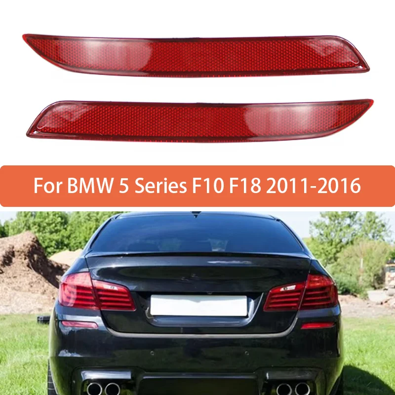 Reflective-Strips-For-BMW-5-Series-F10-F18-2011-2016-Car-Rear-Bumper ...