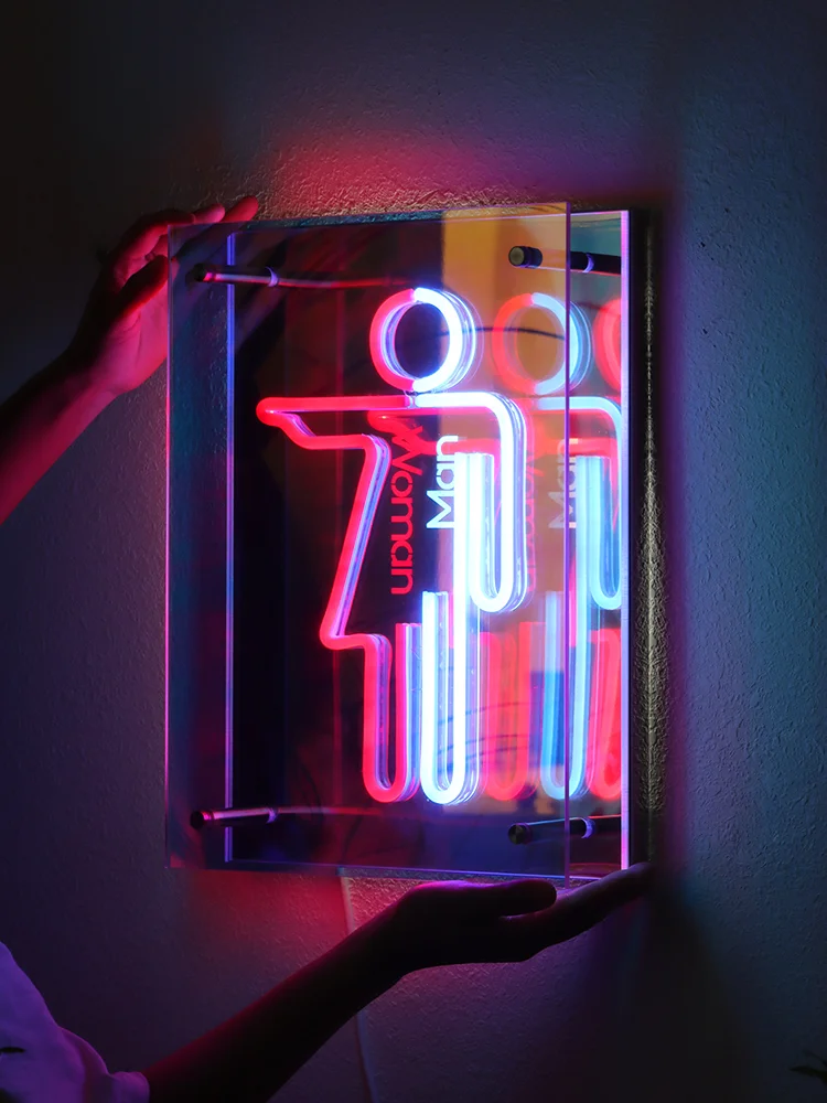 Customized-Thousand-Layer-Mirror-Abyss-Mirror-Neon-Light-Illuminating ...