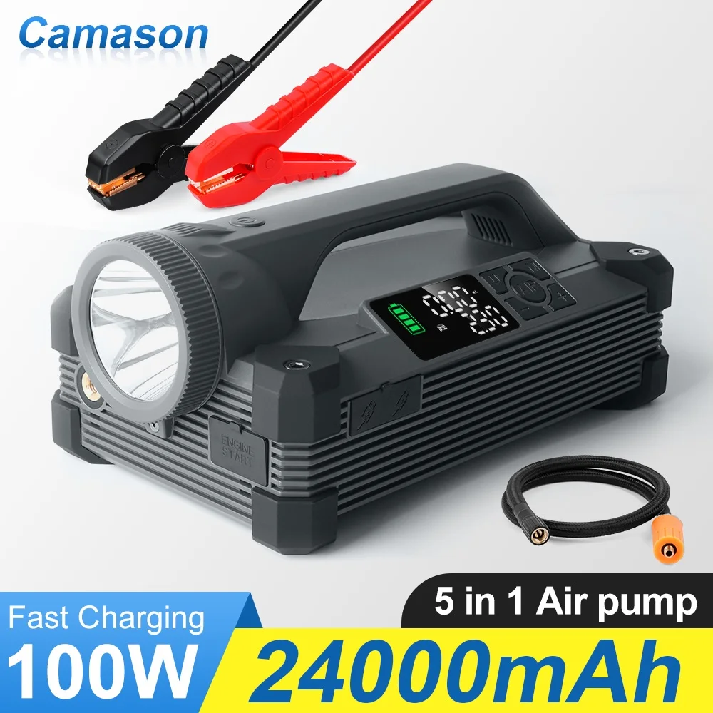 Camason-Tire-Inflator-Portable-Air-Compressor-Pump-150-PSI-for-for-Auto ...
