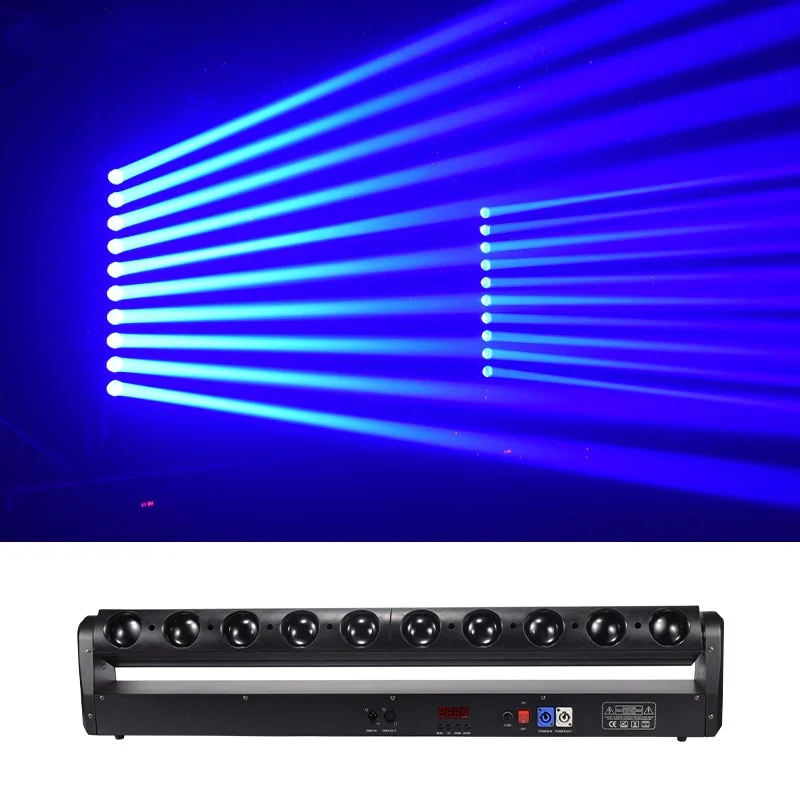10x40W-Full-Color-LED-beam-moving-head-bar-light-Stage-Show-Disco-DJ ...