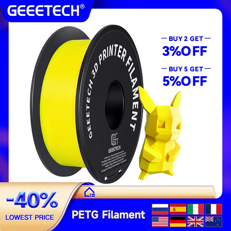 GEEETECH-1kg-1-75mm-1KG-2-2LBS-Pure-PETG-3D-Printer-Filament-Vacuum ...