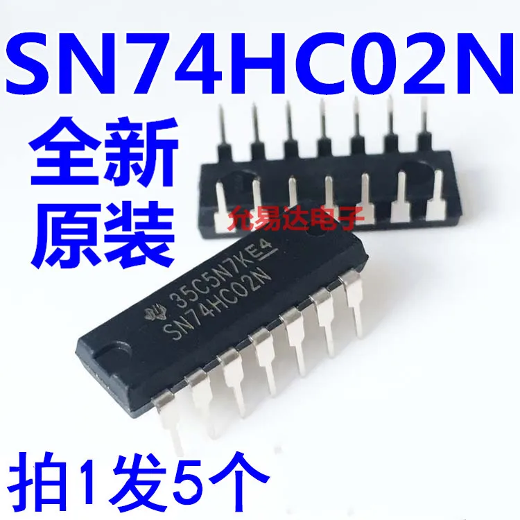 SN74HC02N 74HC02 DIP14 1lot=5pcs| | - AliExpress
