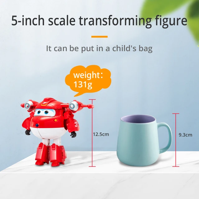 Super Wings 5 Inches Transforming Jett Dizzy Donnie Deformation ...