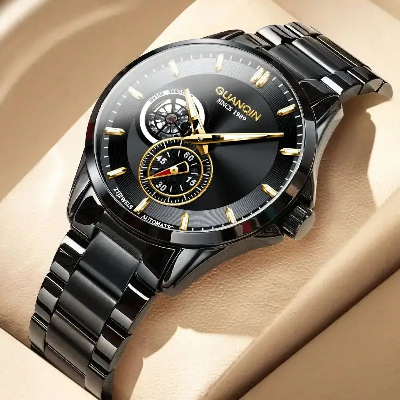 GUANQIN-Men-s-Automatic-Mechanical-Watch-Skeleton-Waterproof-Luminous ...