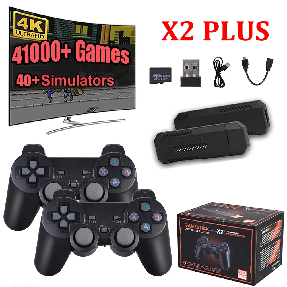 X2-Plus-GD10-Pro-4K-Game-Stick-3D-HD-Retro-Video-Game-Console-Wireless ...