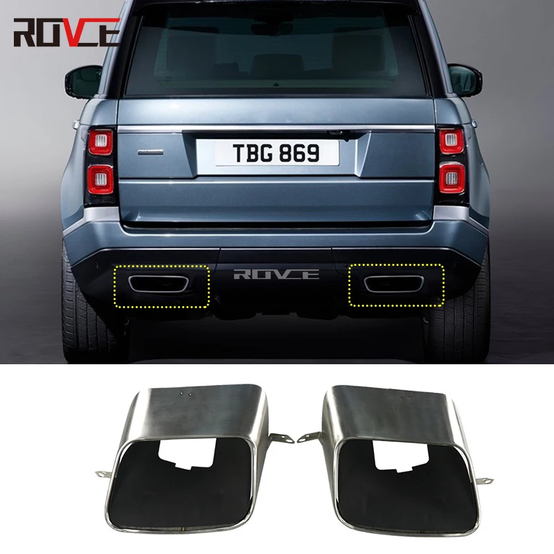 ROVCE-Rear-Exhaust-Tail-Throat-Pipe-Muffler-Tip-Cover-for-Range-Rover ...