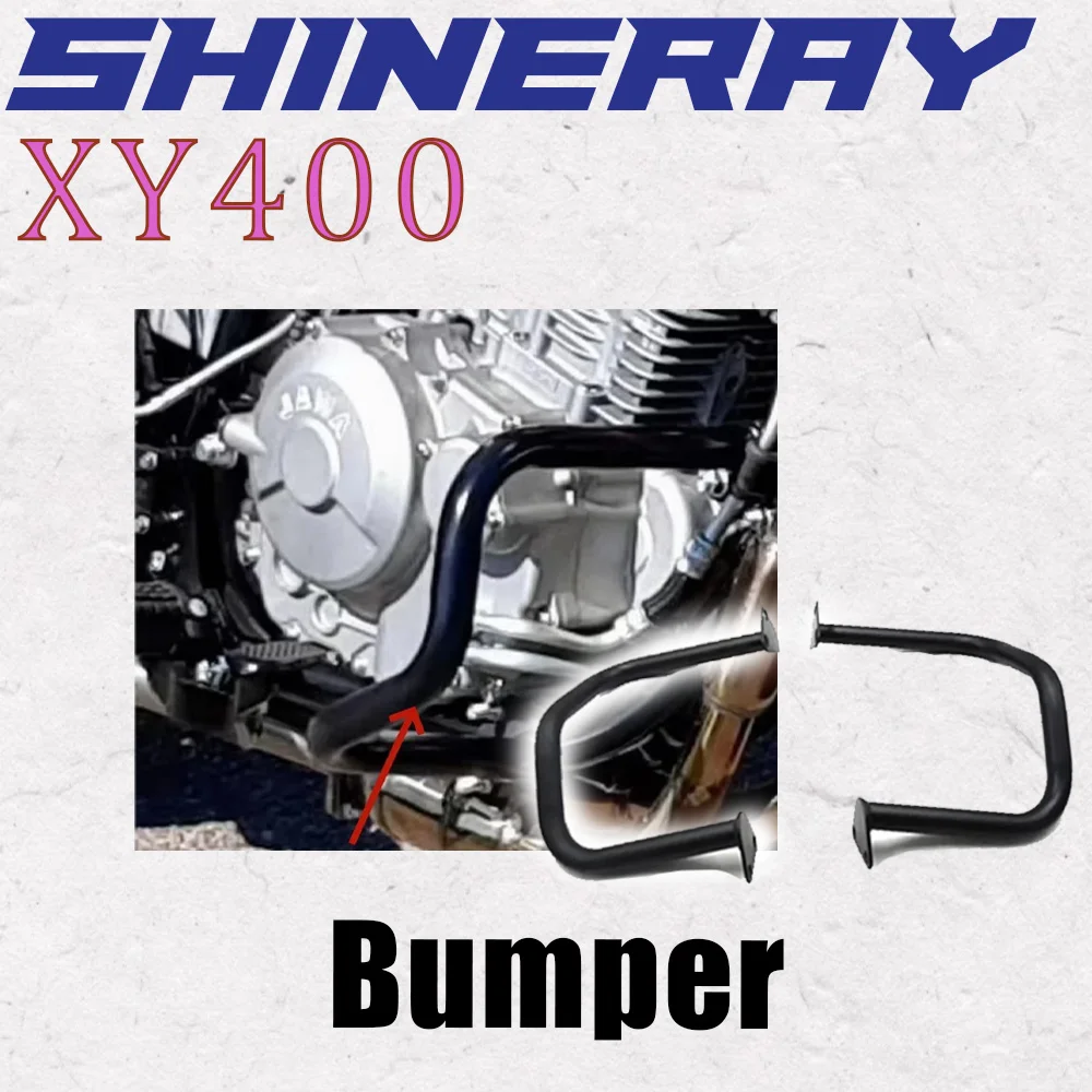 Barra anticaída para parachoques Shineray XY400, compatible con ...