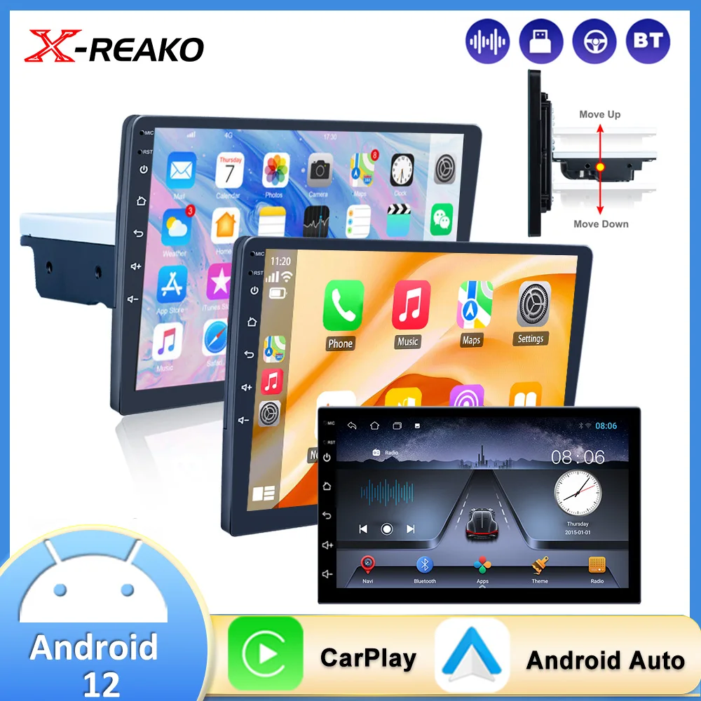 X-REAKO-1-din-Android-12-7-9-10-Car-Radio-Car-Multimedia-Player ...