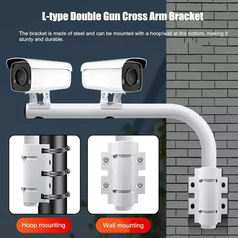 L-Shaped-Double-Camera-Cross-Arm-Support-Extended-One-Drag-Two-Gun-Cams ...