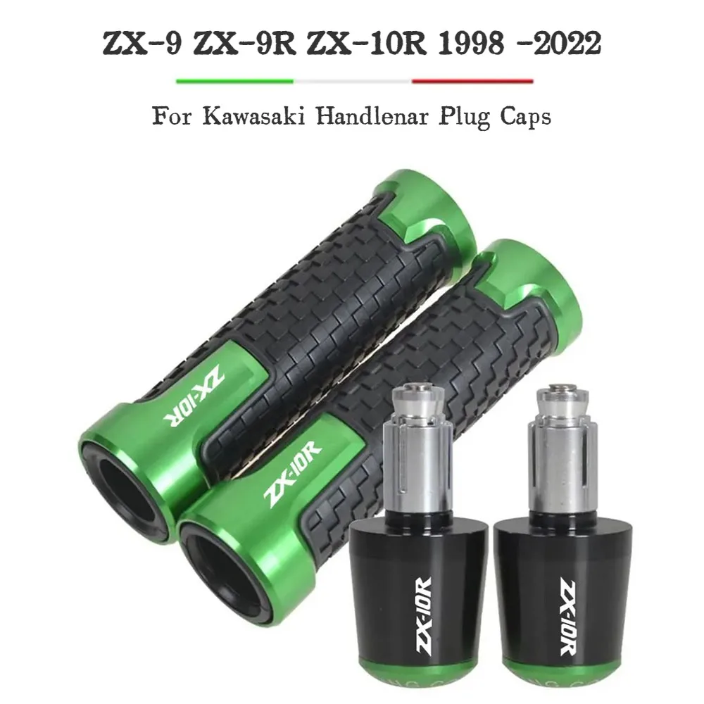 Motorcycle-Accessories-7-8-22MM-Handlebar-Hand-Grips-Handle-Bar-End-Cap ...