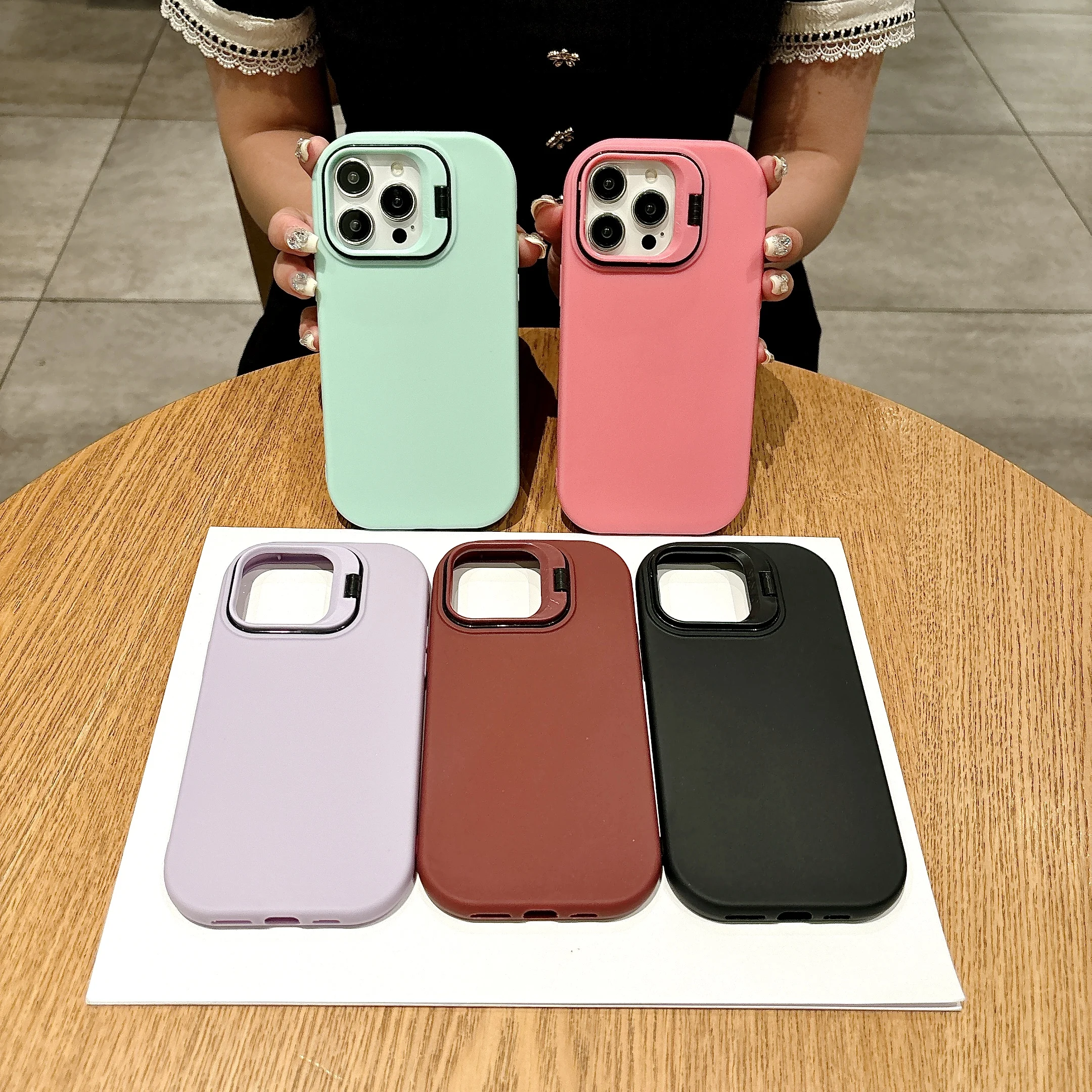 Luxury-Candy-Color-Scrub-Phone-Case-For-IPhone-16-15-14-13-12-11-Pro ...