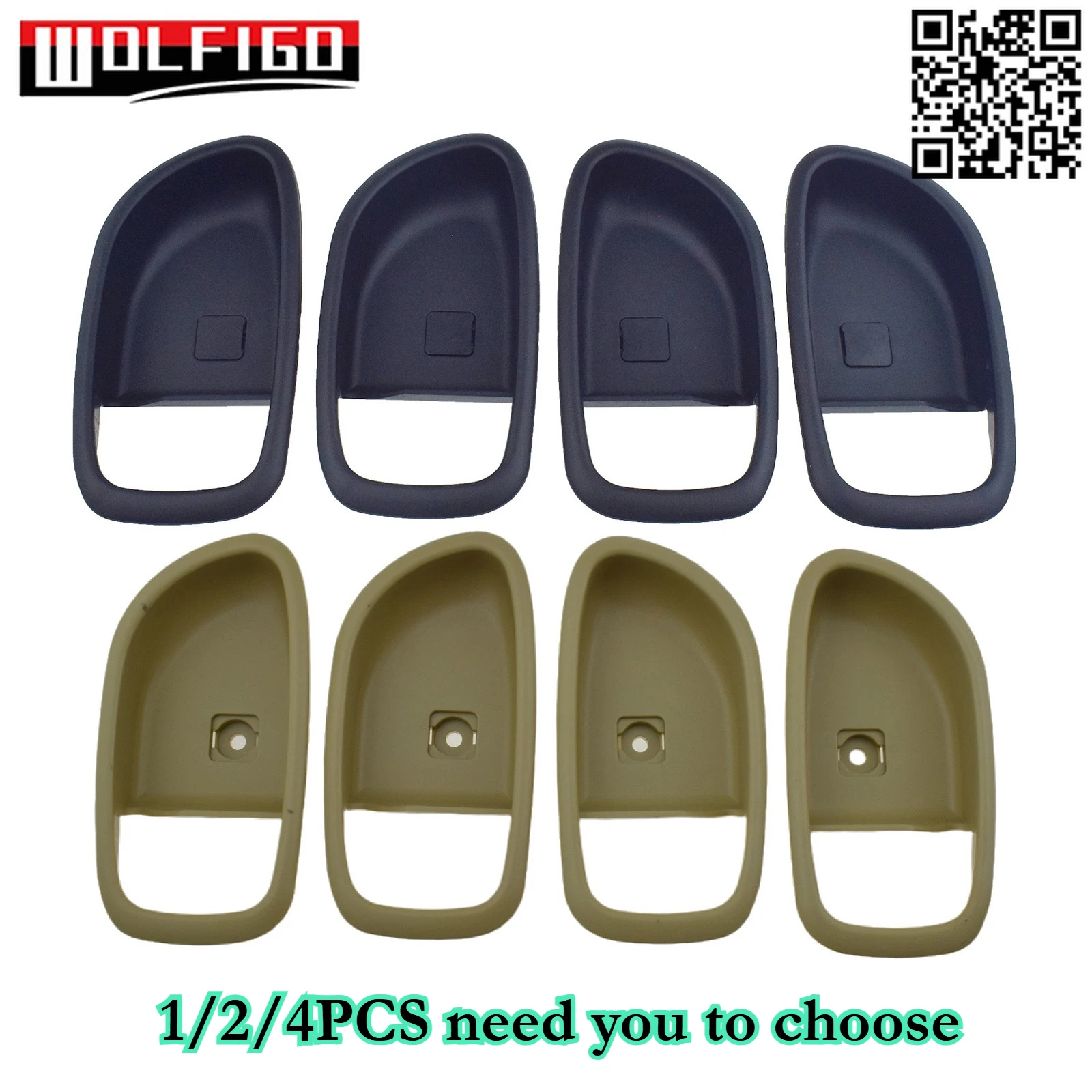 Left / Right Inside Interior Door Handle Bezel Case For Hyundai Elantra ...