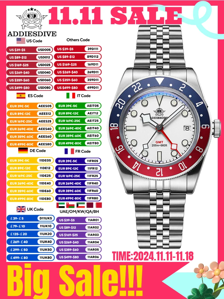 ADDIESDIVE-NEW-Quartz-Luxury-Watches-20Bar-Waterproof-BGW9-Super ...