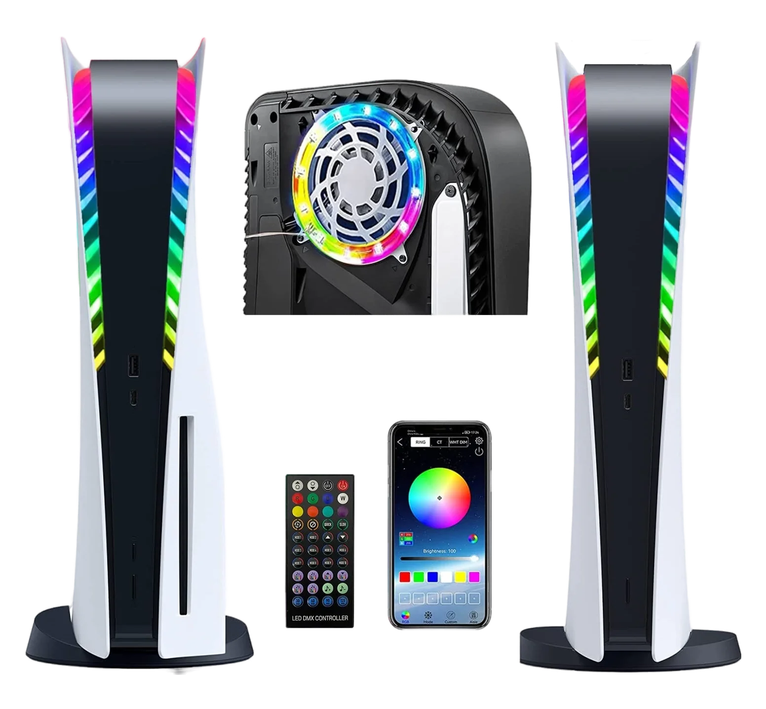 RGB-Marquee-Pickup-Fun-o-L-mpada-para-Console-PS5-Efeitos-M-ltiplos ...