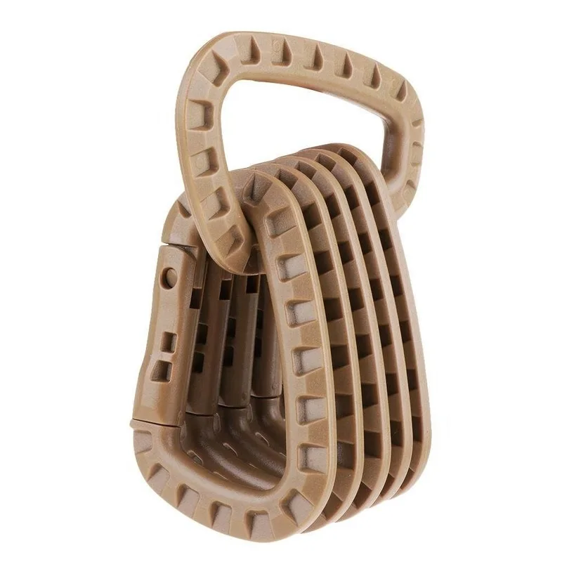 6x-Tactical-Carabiner-Carabina-Karabiner-Clip-Plastic-Cadet-Hiking ...