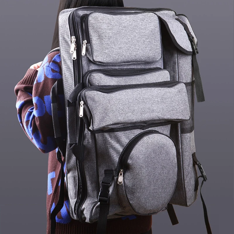 1PC 4K Durable Artist Canvas Backpack Waterproof & Large Capacity with ...