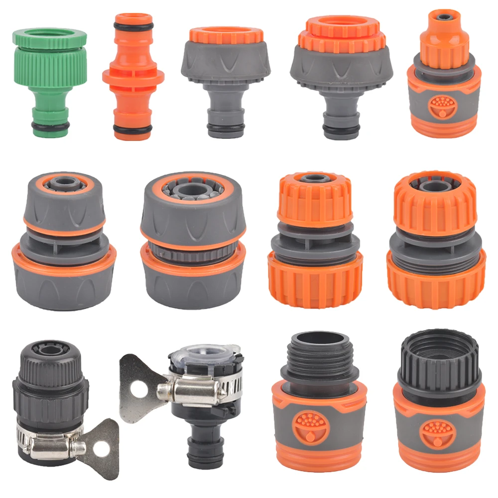 Quick Connector Water Pipe Repair Coupling 1/2 3/4 1 Inch Pipe Coupler Stop Water Connector 32 ...