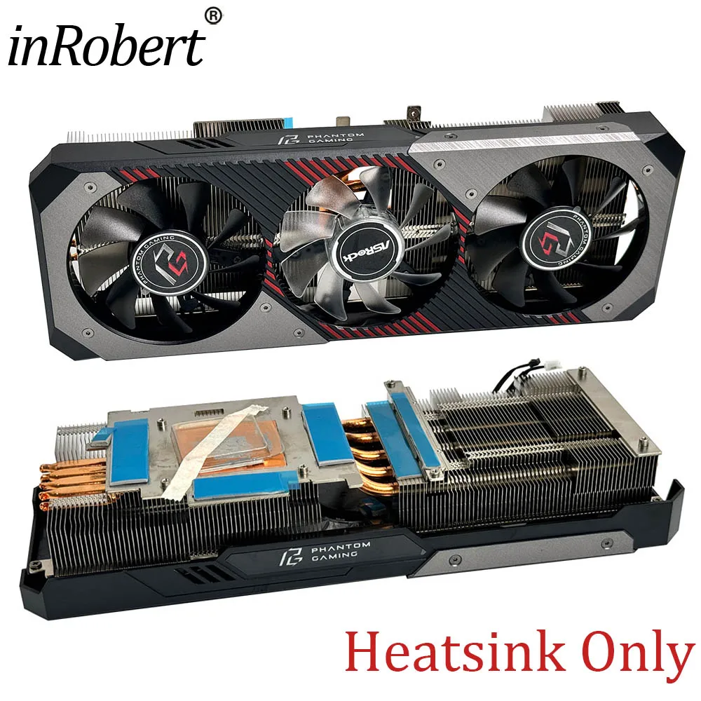 Heatsink-For-Asrock-RX-5700XT-Phantom-Gaming-Graphics-Card-Radiator ...