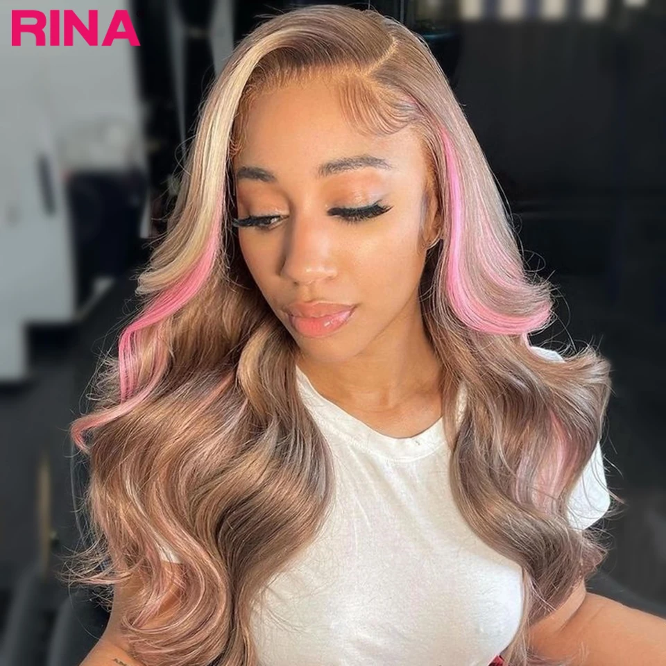 Pink blonde wig store
