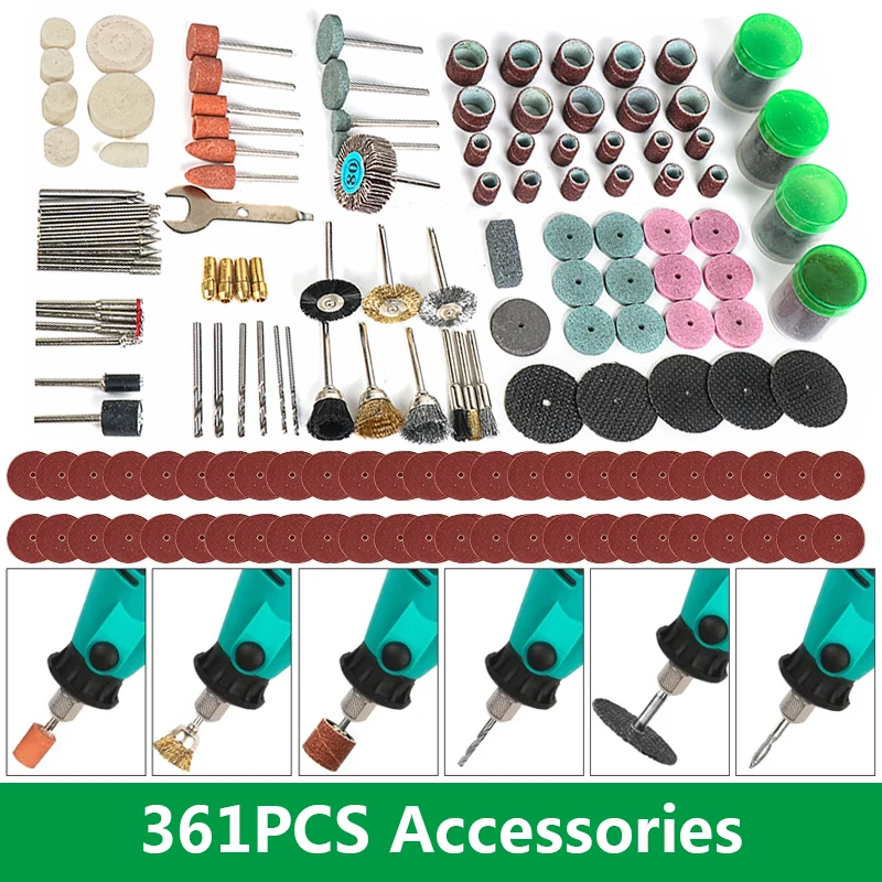 361PCS-lot-Dremel-Style-Accessories-Abrasive-Tools-Rotary-Tool ...