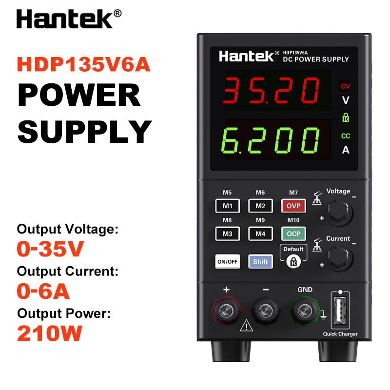 Hantek-HDP135V6A-Programmable-35V-6A-210W-DC-Power-Supply-Digital-Lab ...