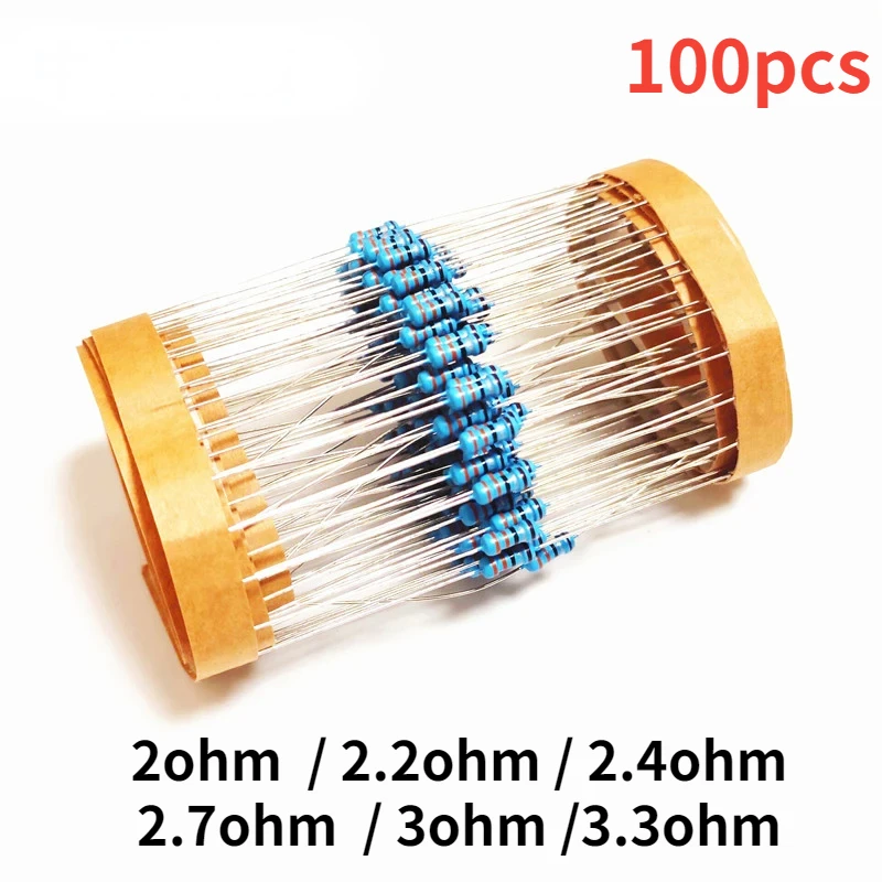1-4W-1-Metal-Film-Resistors-Car-Airbag-Repair-Resistors-0-25W-2ohm-2 ...