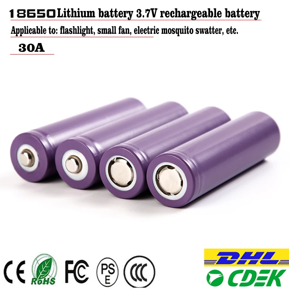 18650 batteries 100% New HG2 18650 1300mAh Rechargeable battery ...