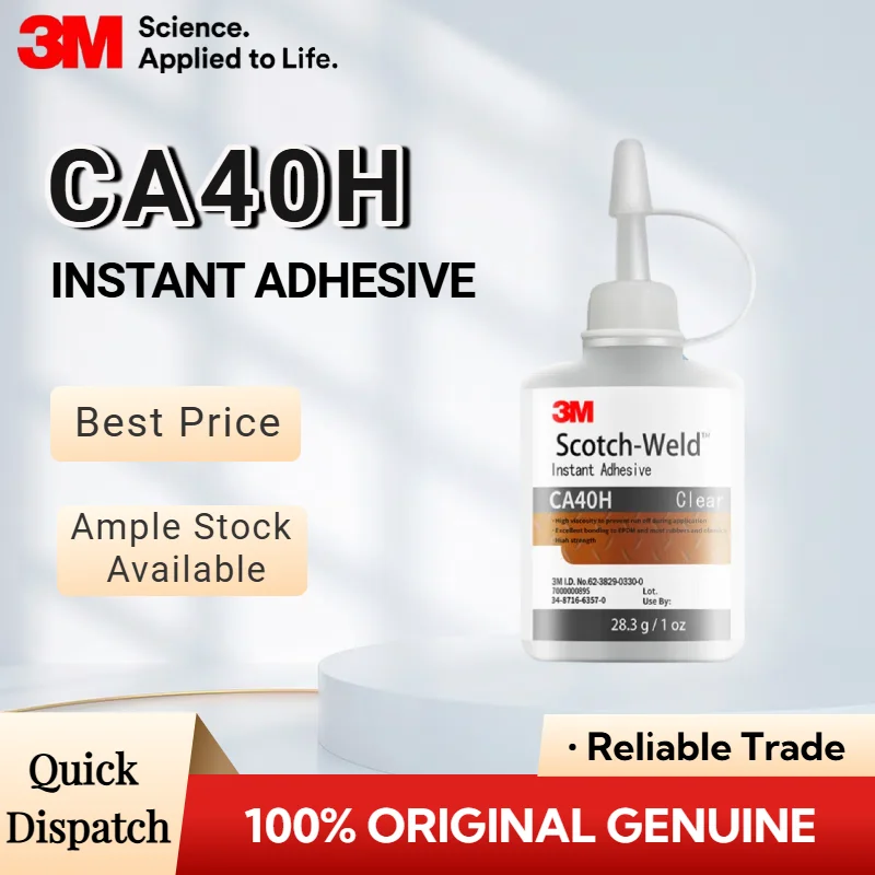 3M CA40H Scotch-Weld cyanoacrylate Medium Viscosity Instant Adhesive ...