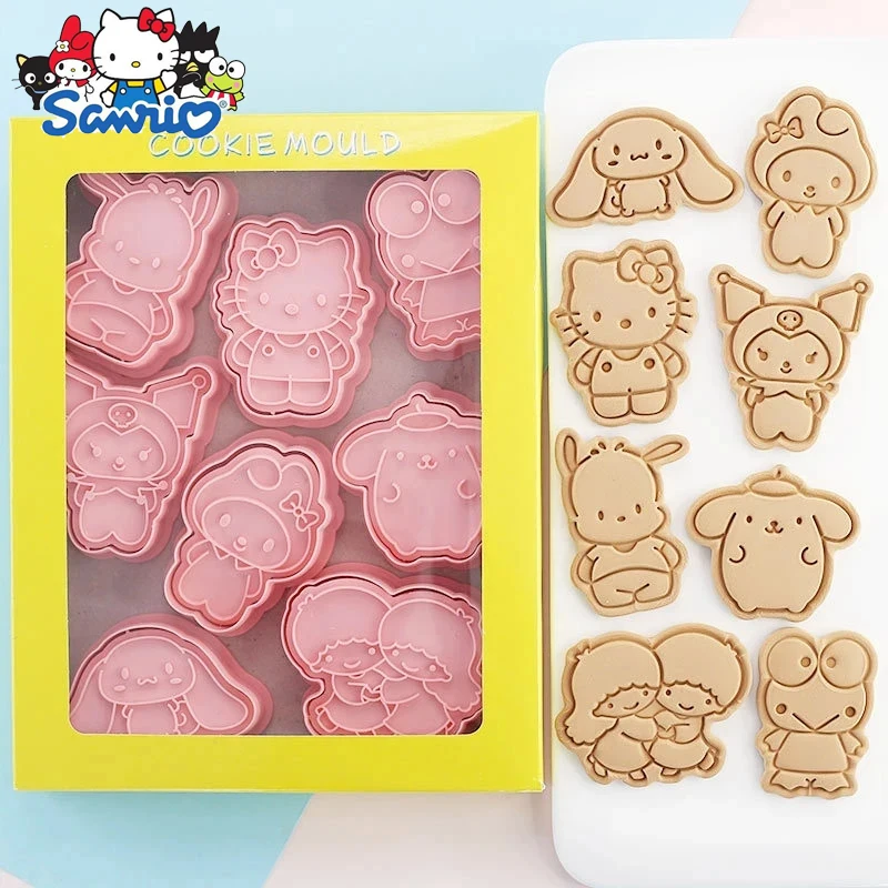 8pcs-Sanrio-Figure-Cookie-Mold-Cartoon-Hello-Kitty-Kuromi-Biscuit ...