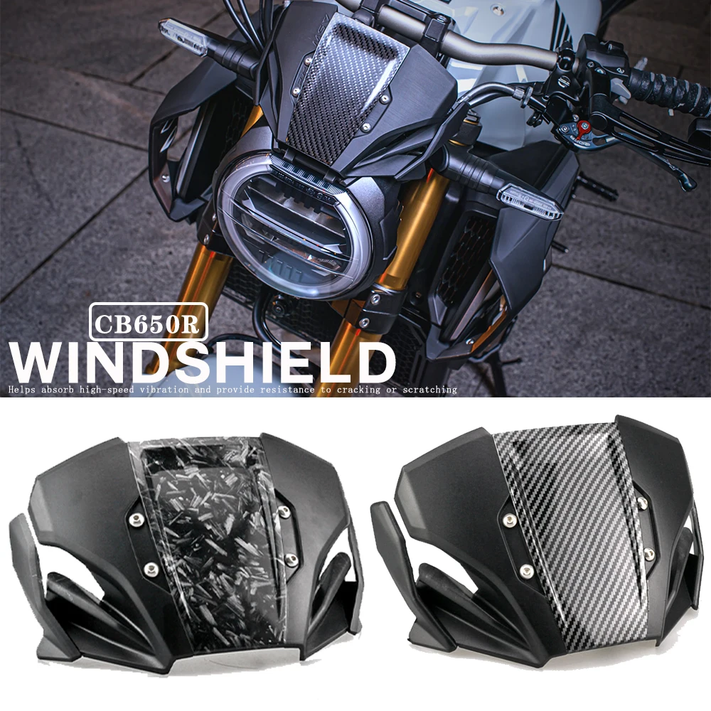 MTKRACING-For-HONDA-CB650R-2019-2020-2021-CB-650R-Motorcycle-Windshield ...