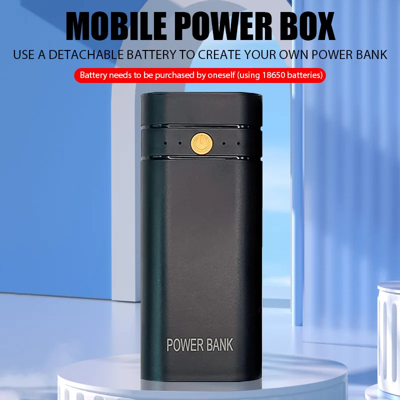 2-18650-USB-Type-C-Battery-Charger-Case-5V-2A-DIY-Power-Bank-Box ...