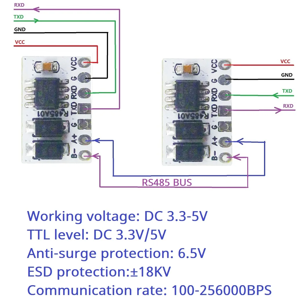 MCU-Master-Slave-Networking-Transceiver-UART-RS232-TTL-to-RS485 ...